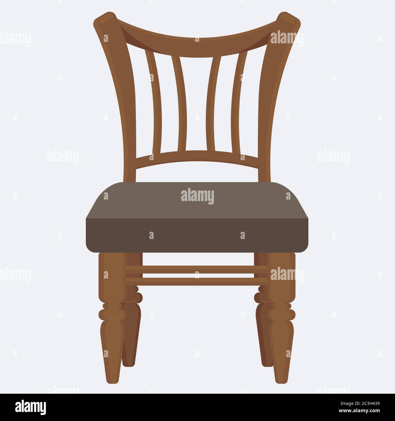 Chair red classic detailed vector illustration Stock Vector Image & Art ...