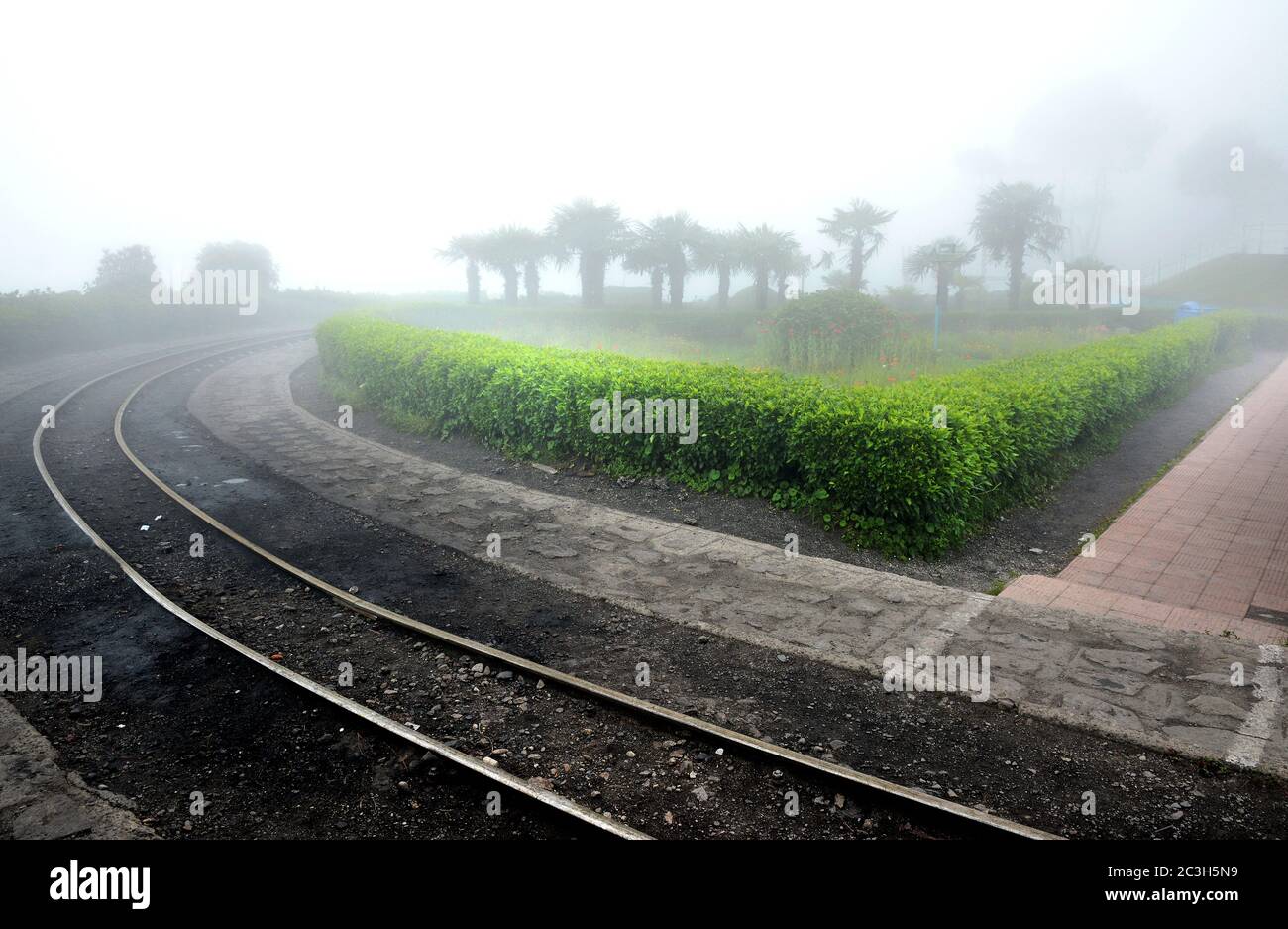 The Batasia Loop is a spiral railway created to lower the gradient of ...