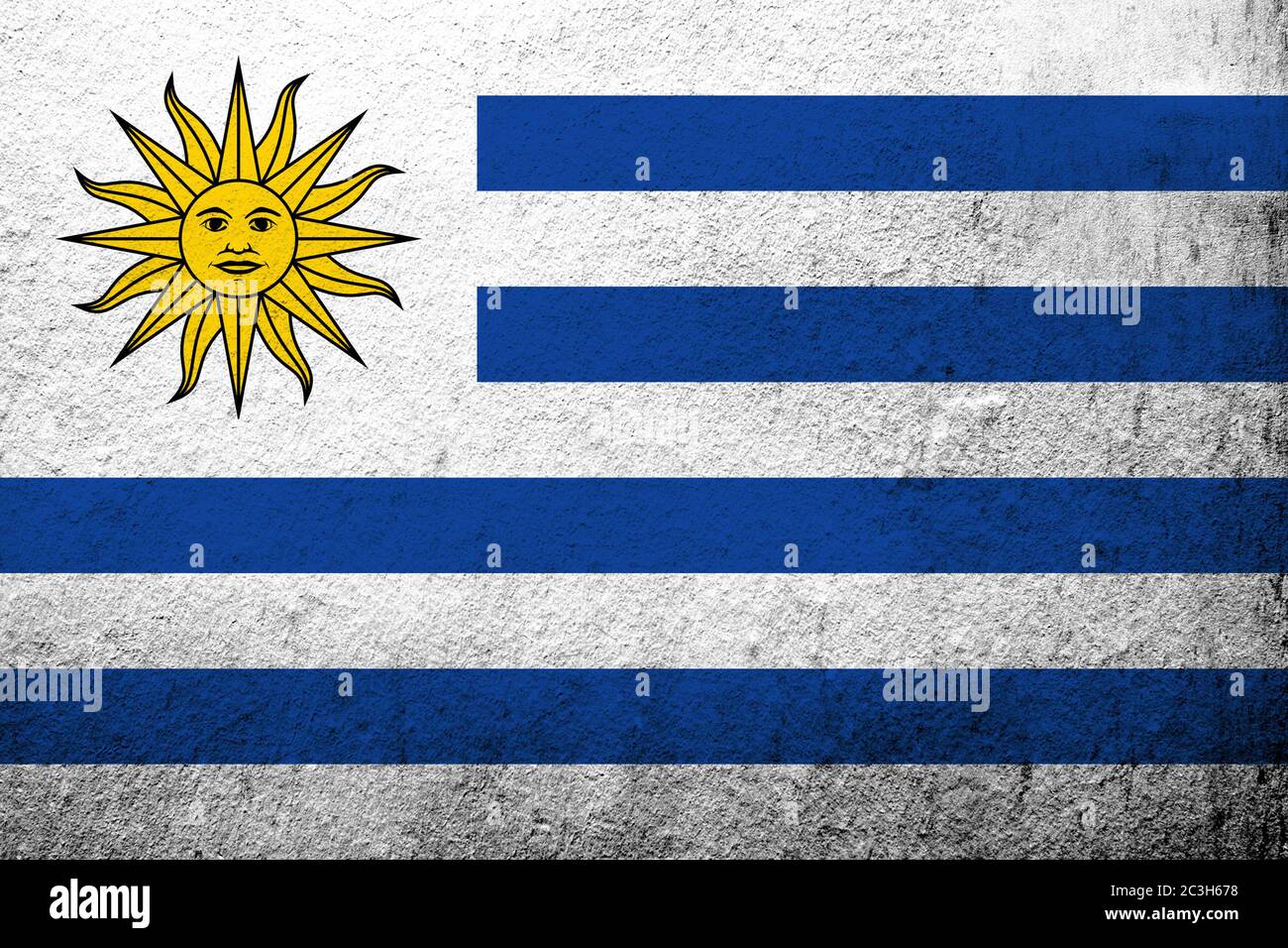 The Oriental Republic of the Uruguay National flag The Sun and Stripes ...