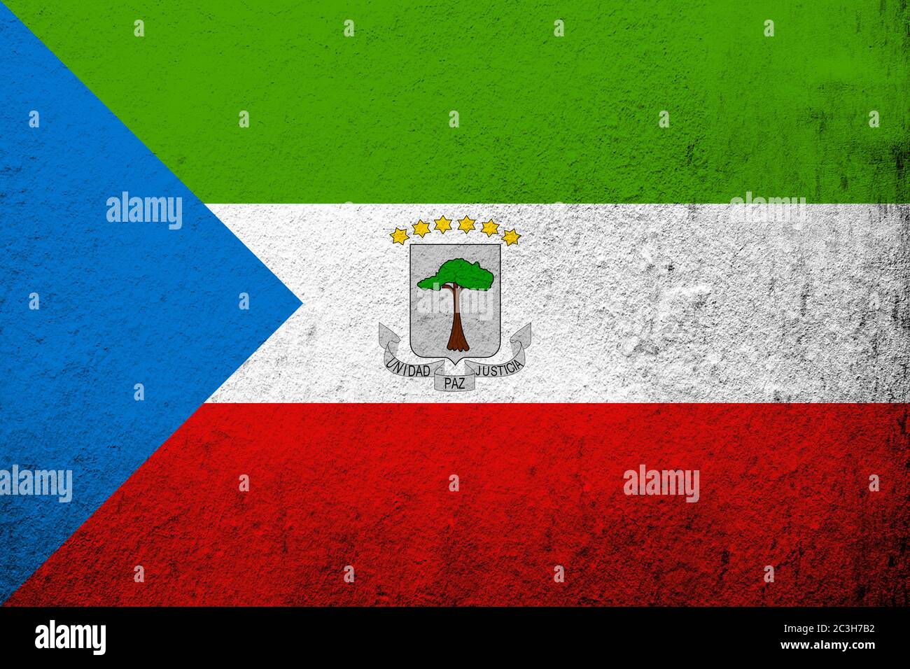 The republic of equatorial guinea flag hi-res stock photography and ...