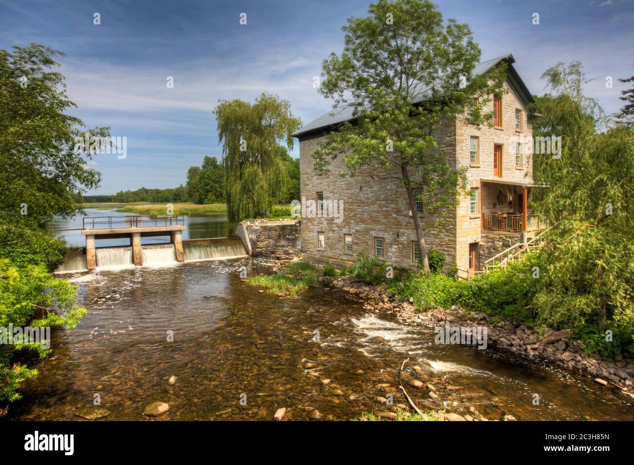 A View of Lonsdale Mill in Ontario, Canada Stock Photo - Alamy
