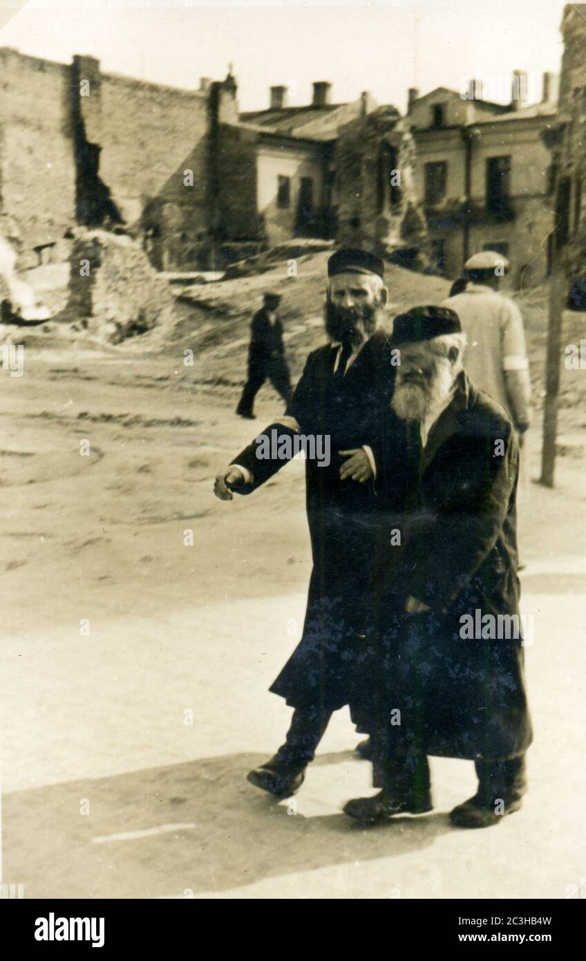 WW2 - Jewish quarter of Lutin Czechia, Czechoslovakia, Jewish ghetto of ...