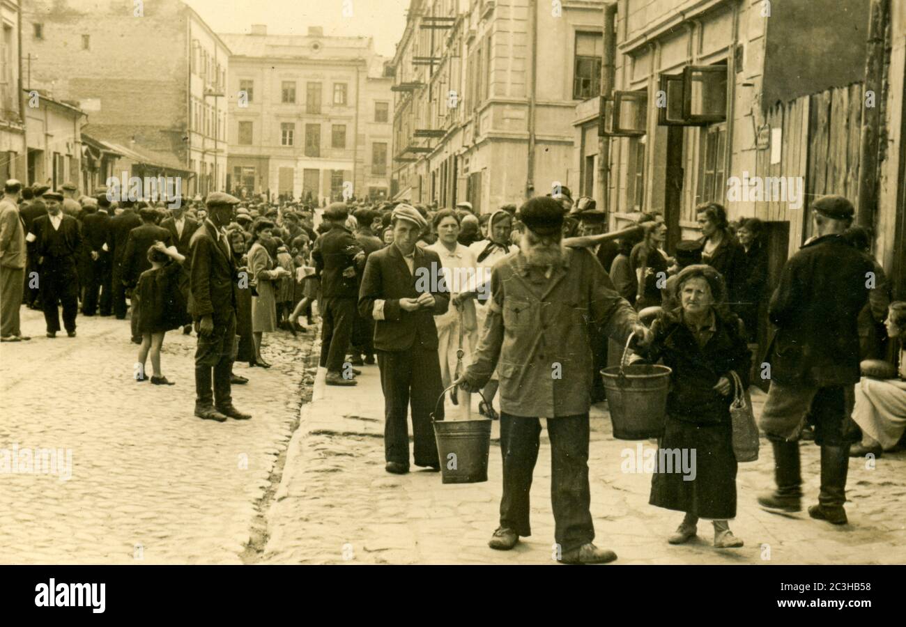 WW2 - Jewish quarter of Lutin Czechia, Czechoslovakia, Jewish ghetto of ...