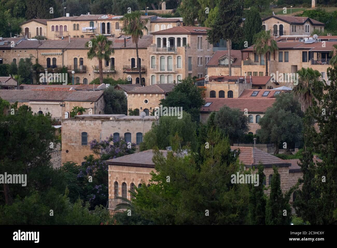 View of Yemin Moshe a historic neighborhood established in 1892–1894 ...