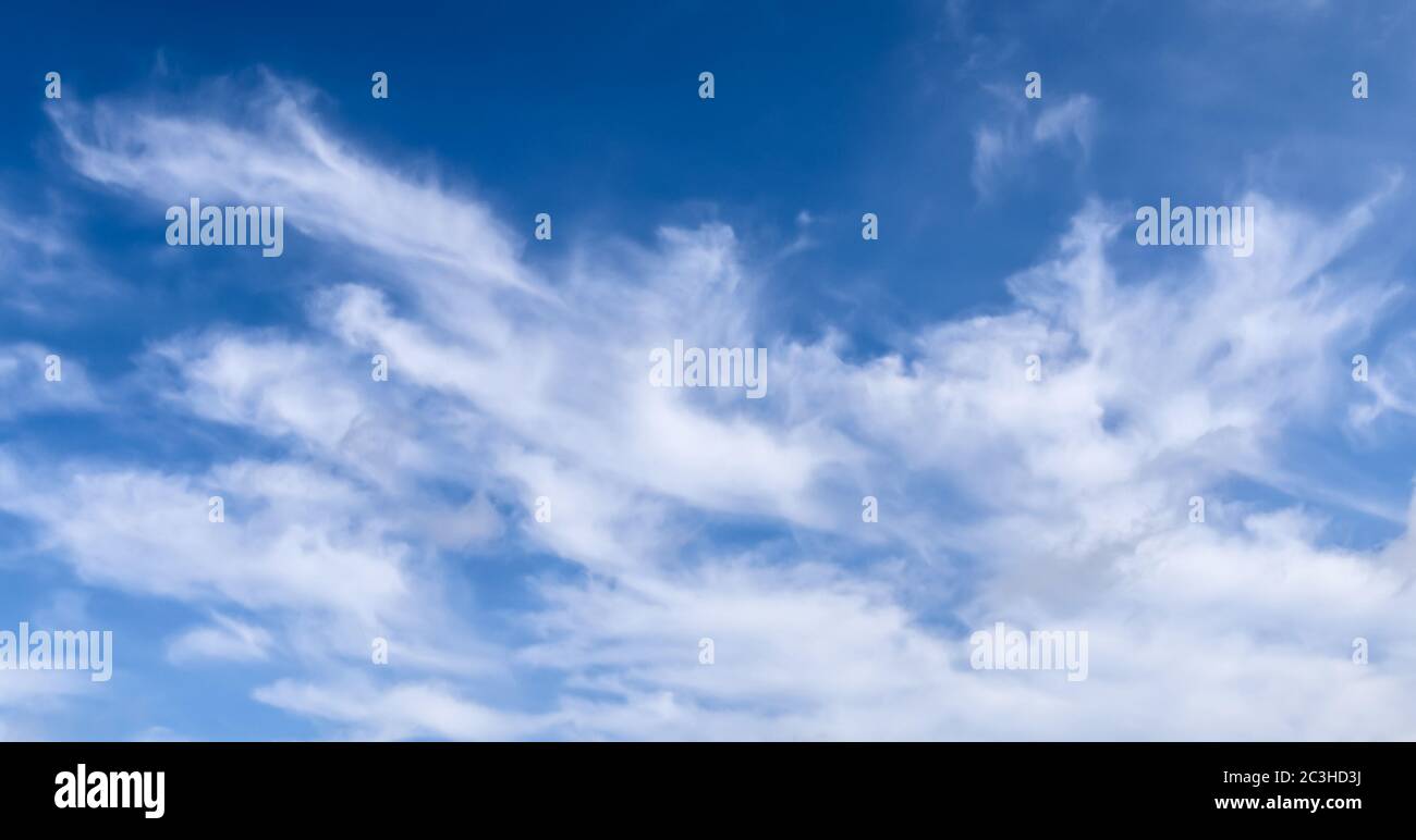 Beautiful scenery of the cloudy sky at daytime Stock Photo - Alamy