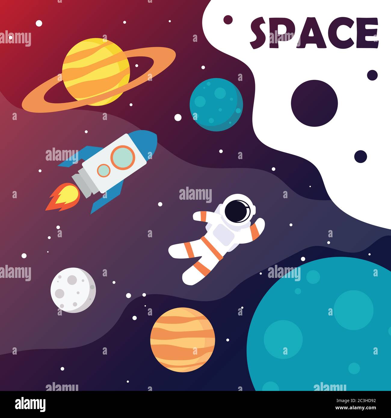 space universe poster. vector illustration Stock Vector Image & Art - Alamy