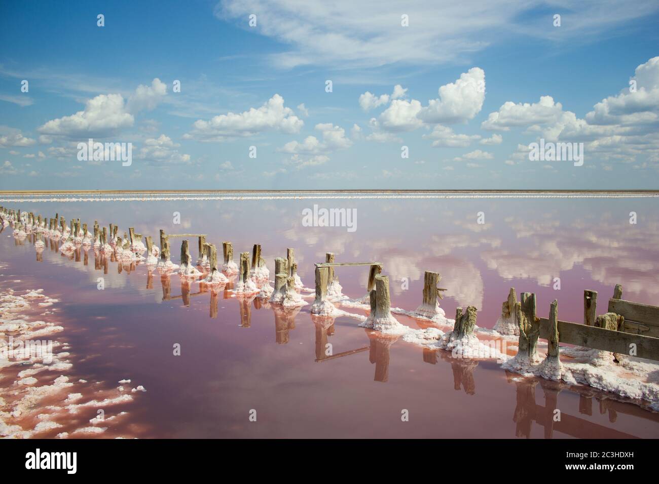 Industrial salt mining lake hi-res stock photography and images - Alamy