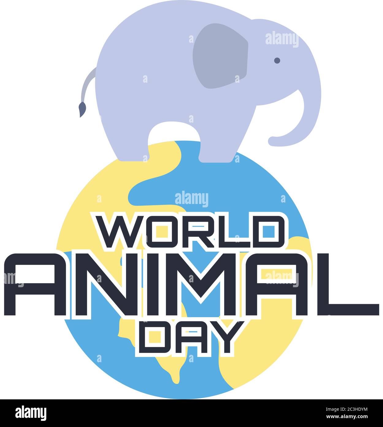 World Animal Day. Vector Illustration Stock Vector Image & Art - Alamy
