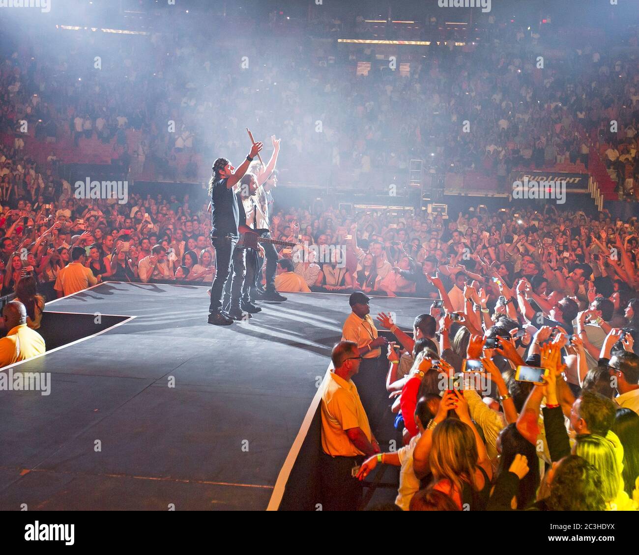 Mana members Fher Olivera, Juan Calleros, Sergio Vallin and Alex ...