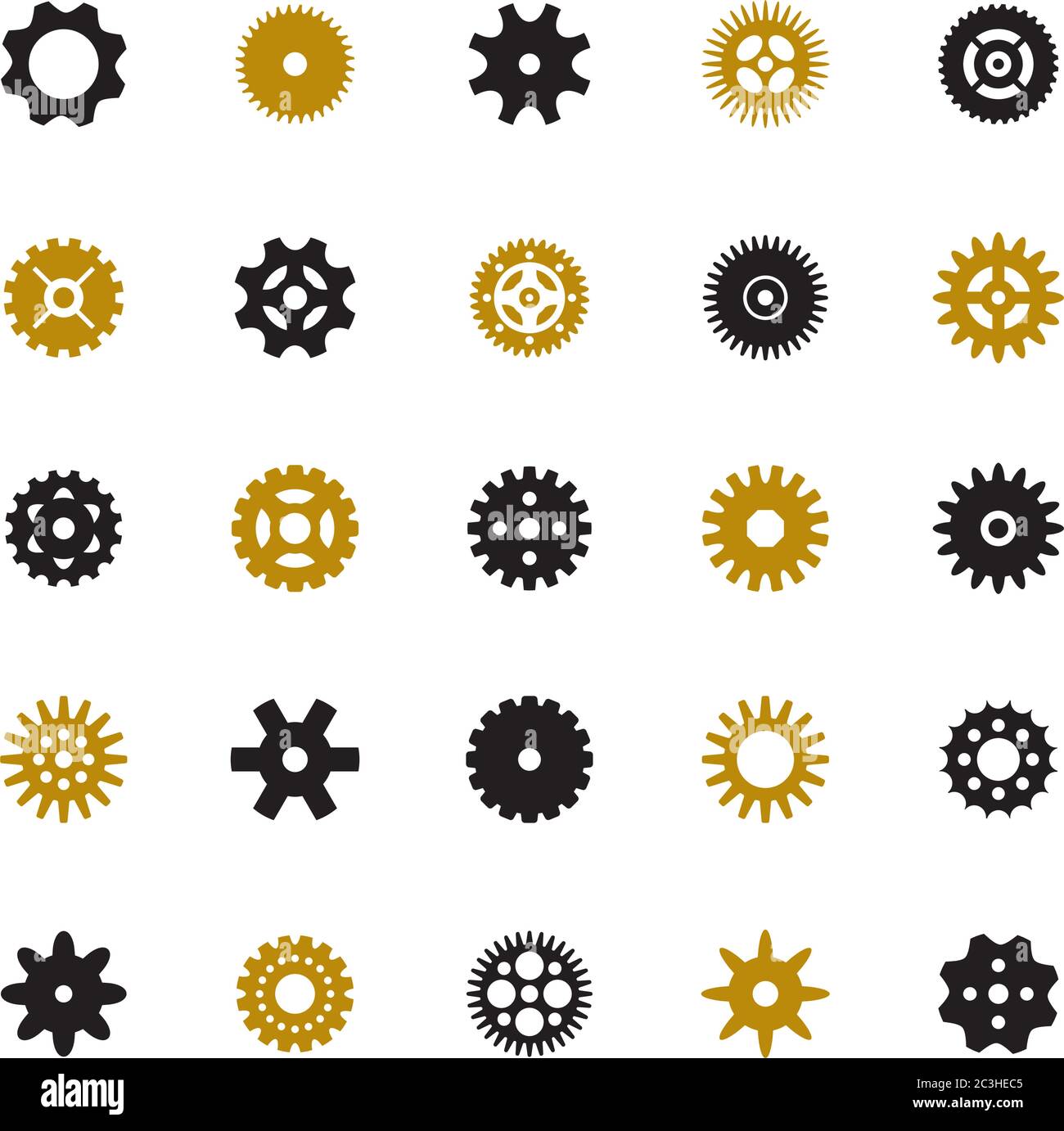 Golden stars technology Stock Vector Images - Alamy