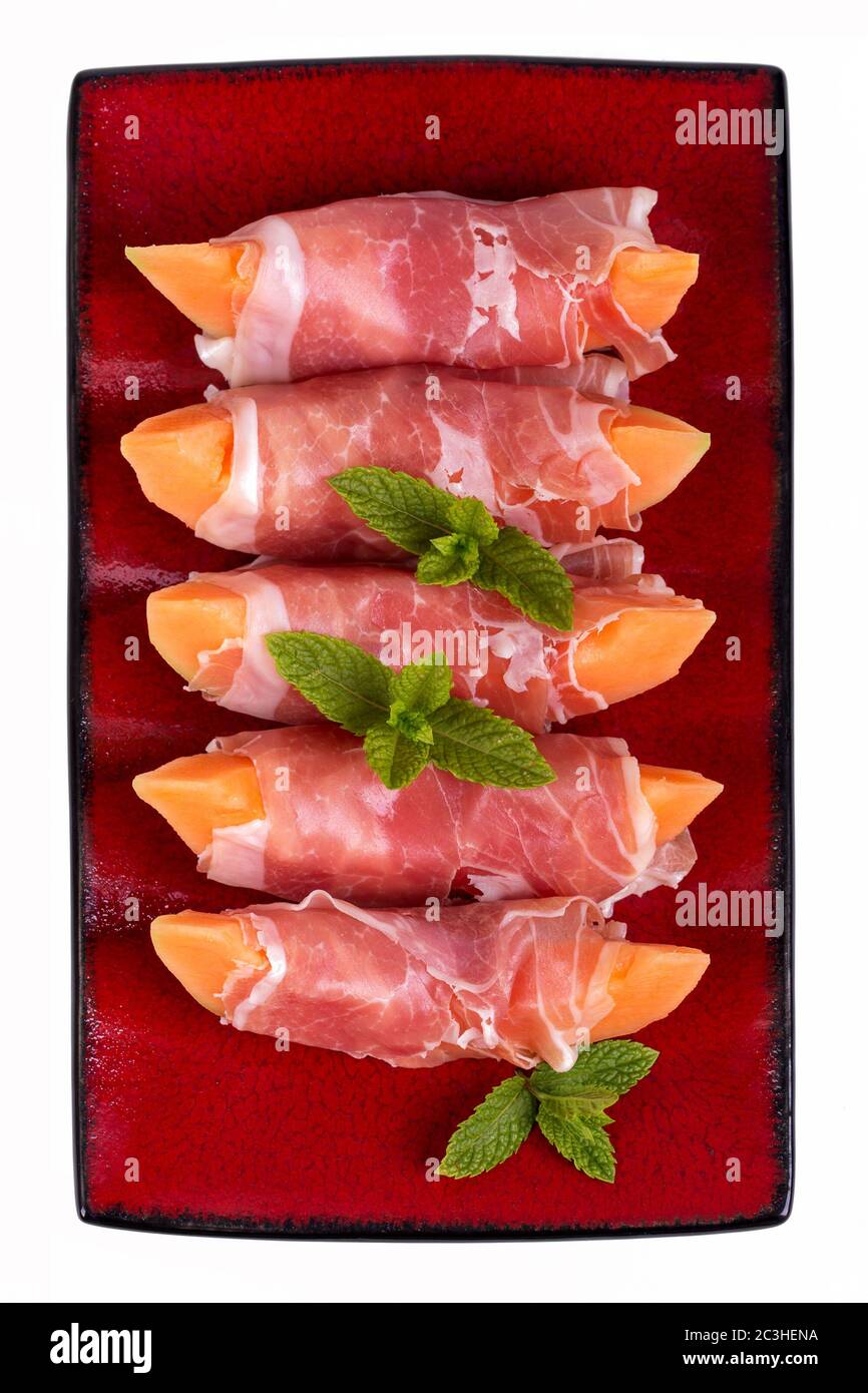 Parma ham and melon hi-res stock photography and images - Alamy