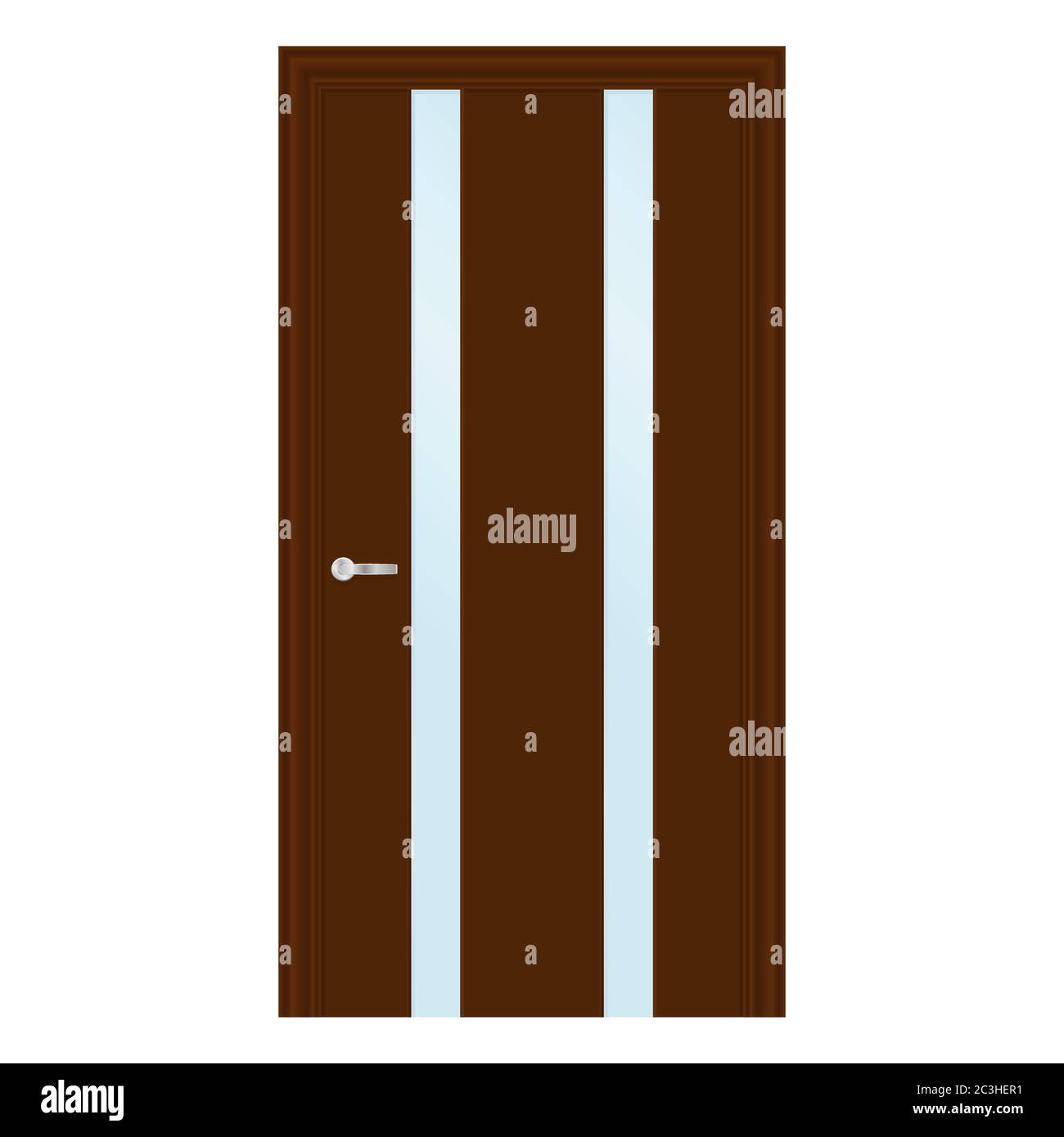 Glass door of entrance Cut Out Stock Images & Pictures - Alamy