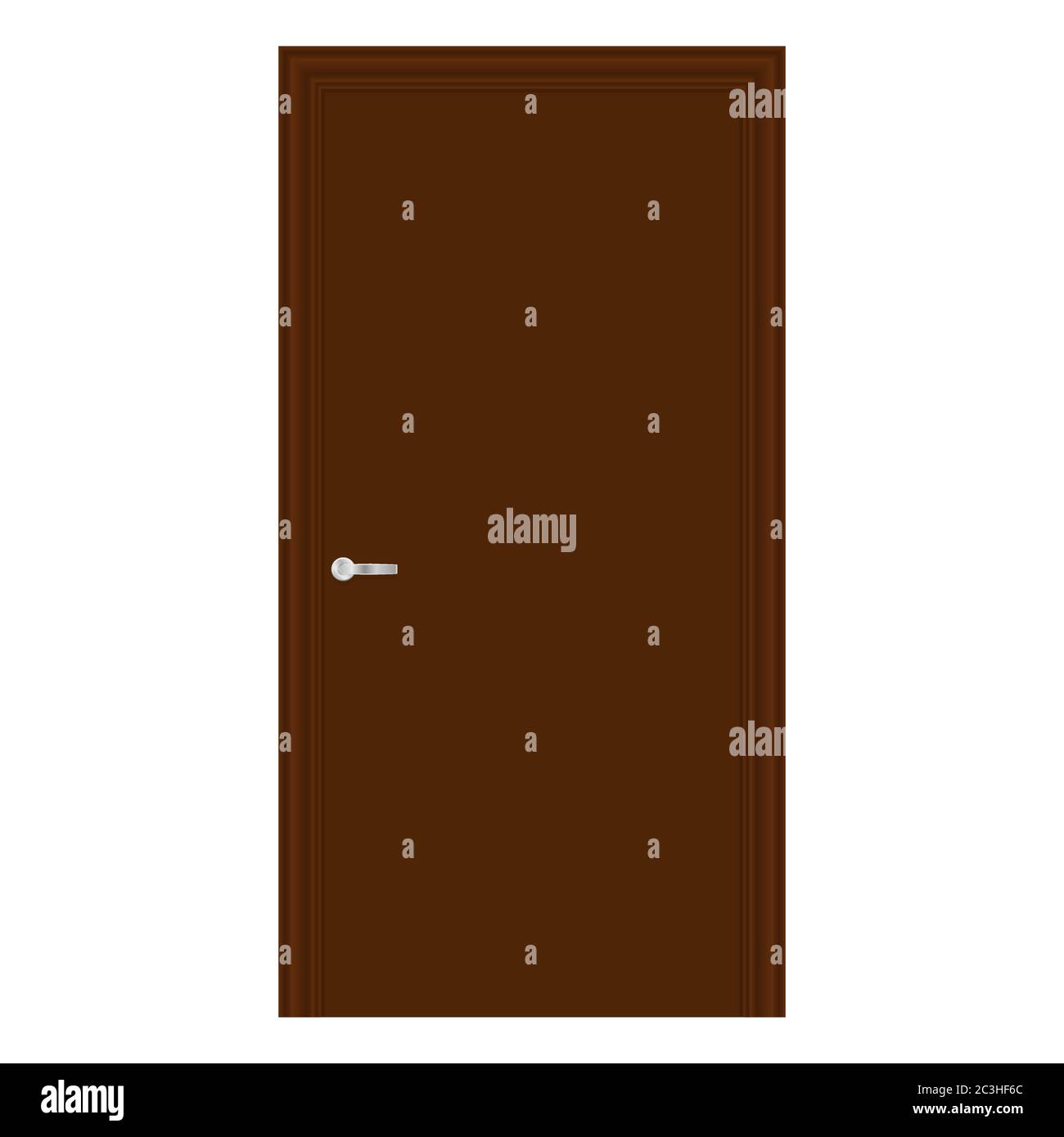 Home front door Stock Vector Images - Alamy