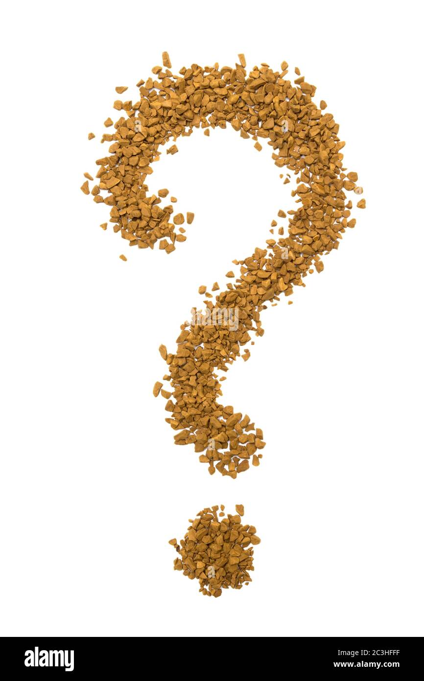 Coffee question mark hi-res stock photography and images - Alamy