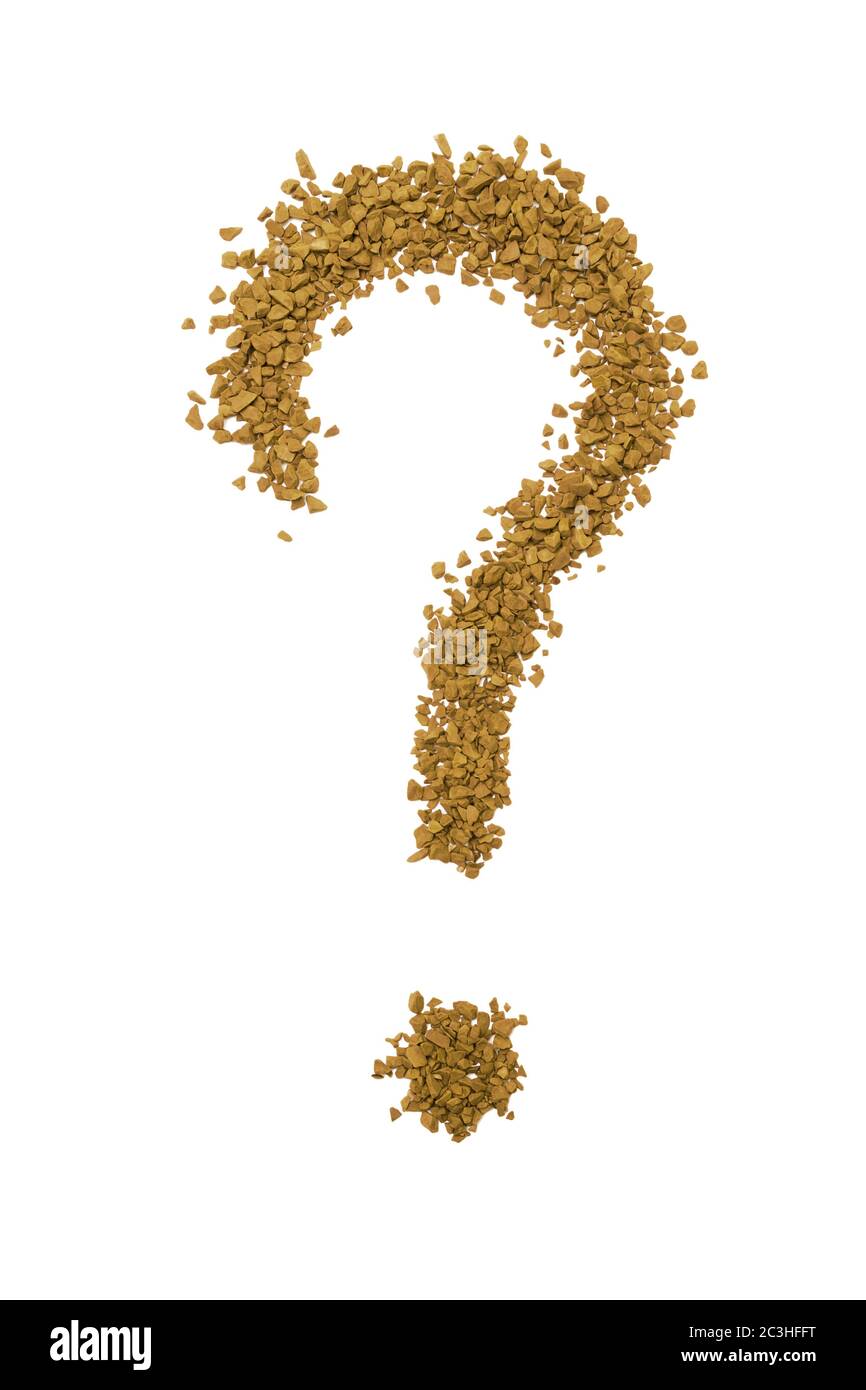 Coffee question mark hi-res stock photography and images - Alamy