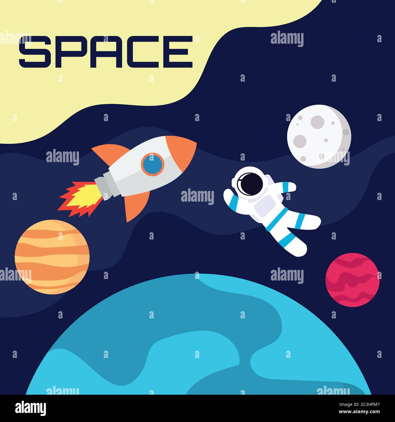 space universe poster. vector illustration Stock Vector Image & Art - Alamy
