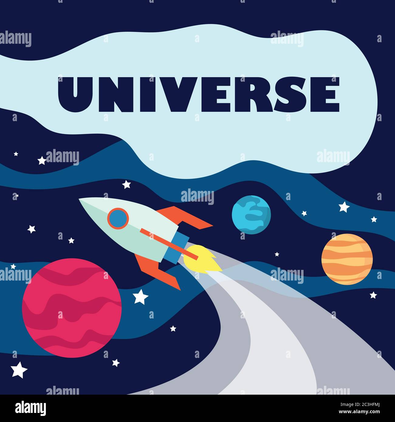 space universe poster. vector illustration Stock Vector Image & Art - Alamy