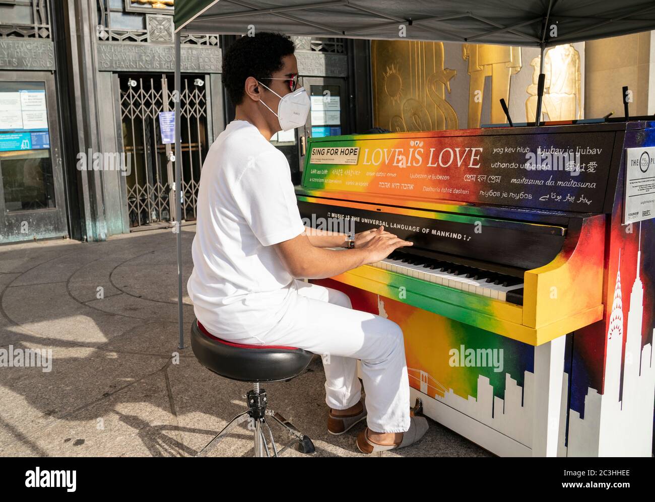New York, NY - June 19, 2020: Matt Whitaker performs at the 'We Are: a ...