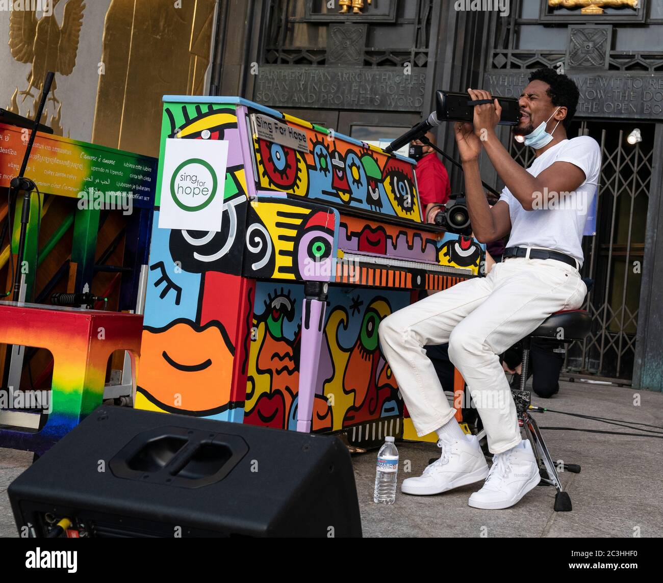 New York, NY - June 19, 2020: Jon Batiste performs at the 'We Are: a ...