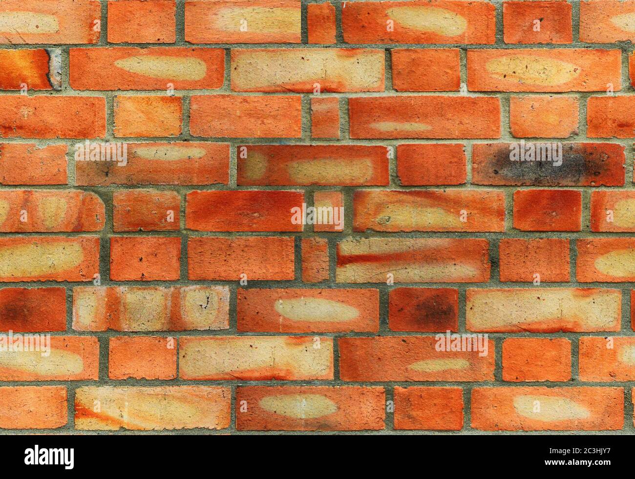 Seamless brick pattern exposed on a exterior wall Stock Photo - Alamy