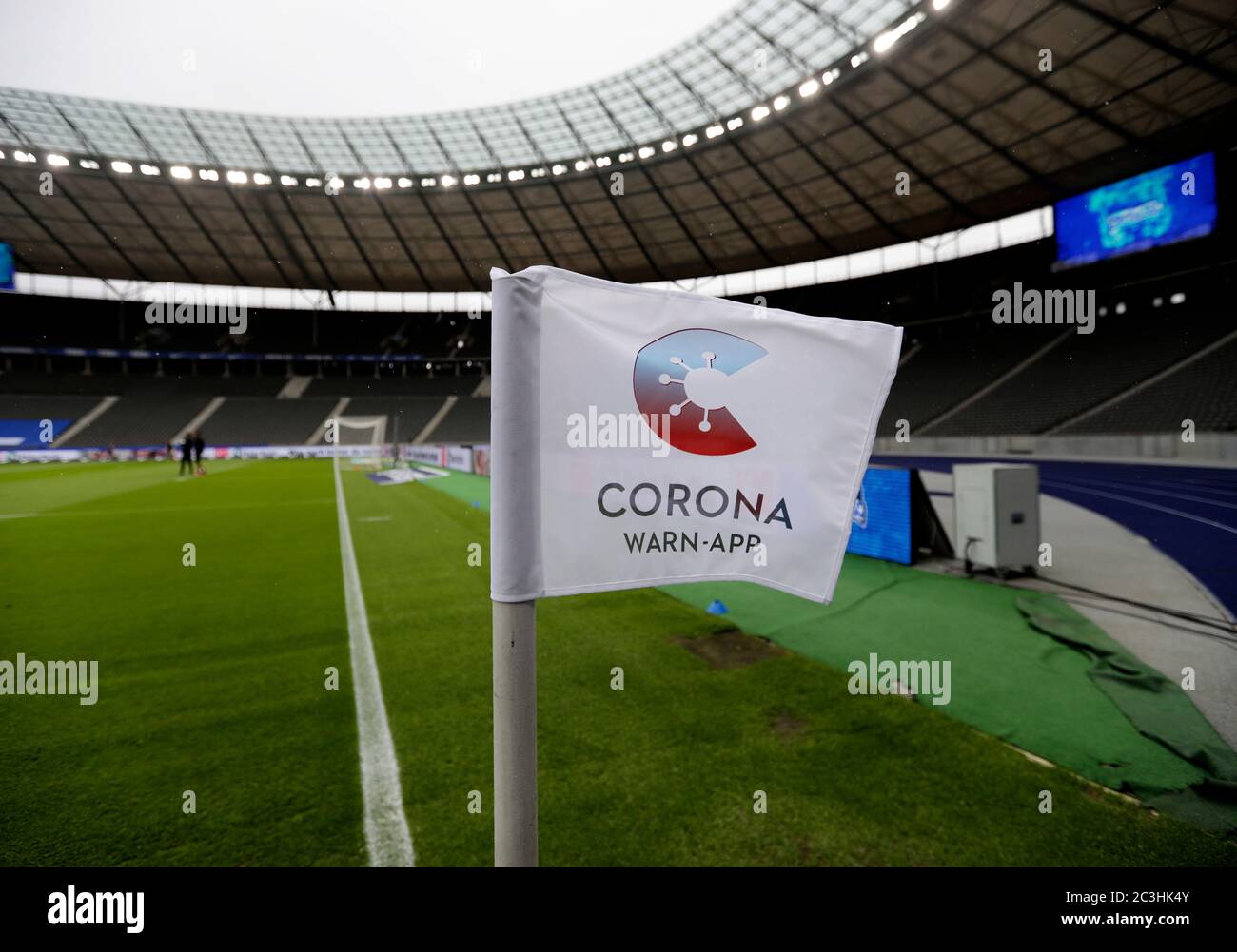 Soccer pitch corner stands hi-res stock photography and images - Alamy