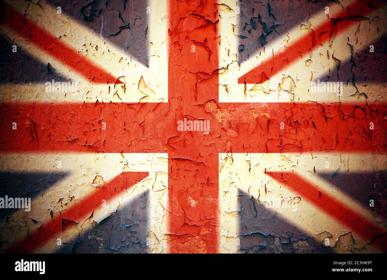 Faded union jack hi-res stock photography and images - Alamy