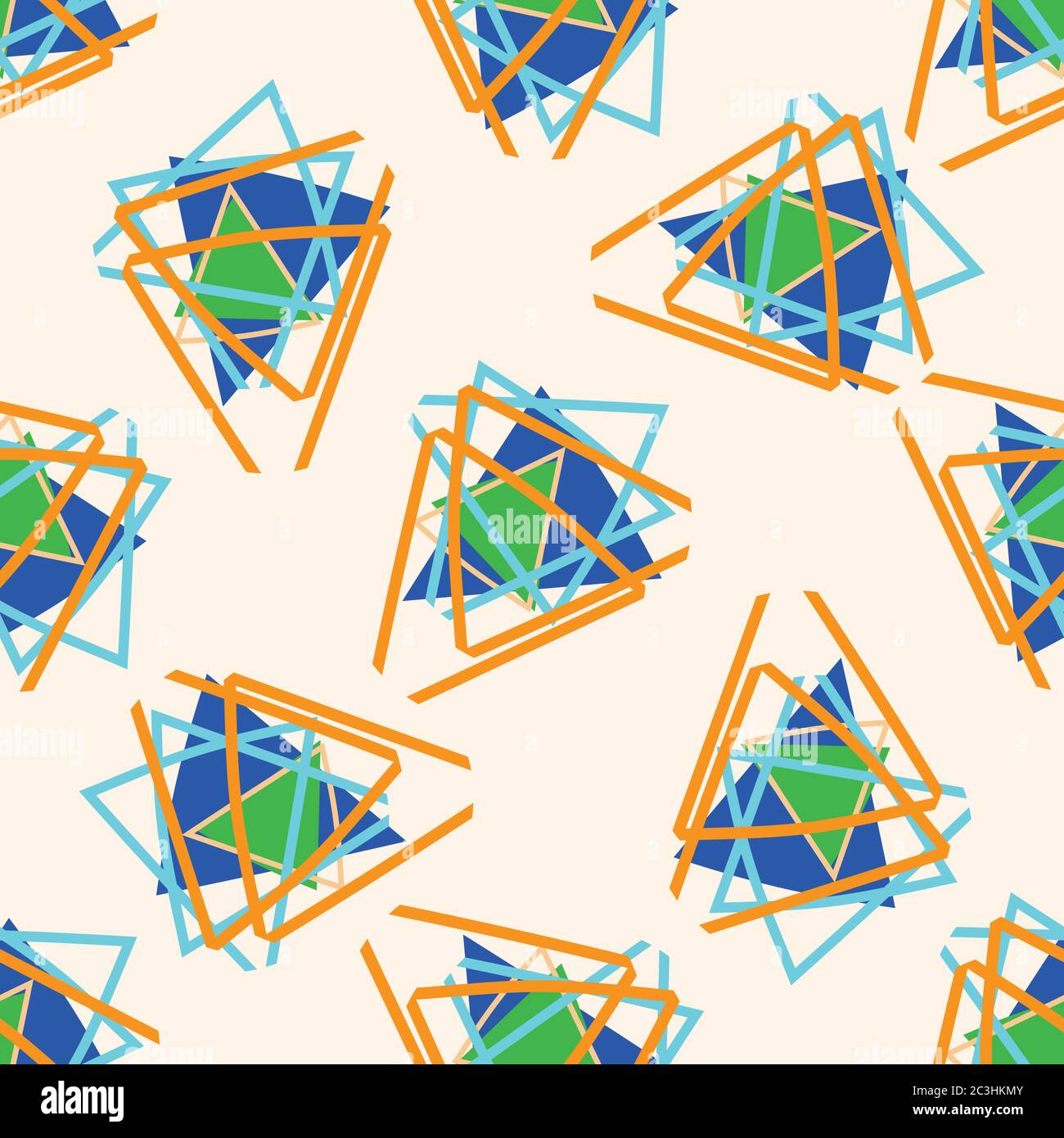 Seamless Geometric Abstract Triangle Texture Background Variegated Interlocking Geo Shapes