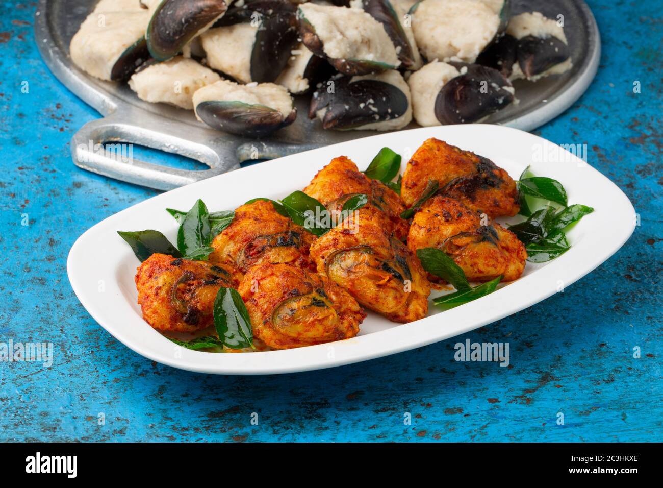 Kerala Stuffed Mussels fry kerala special snack rice batter stuffed ...