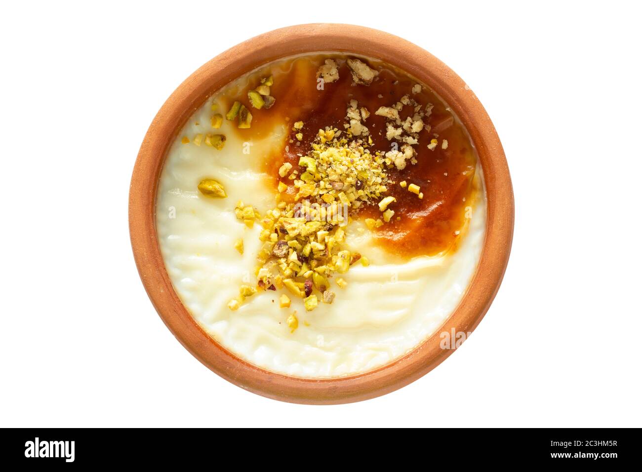 Traditional Turkish Dessert Sutlac. Rice Pudding Stock Photo - Alamy