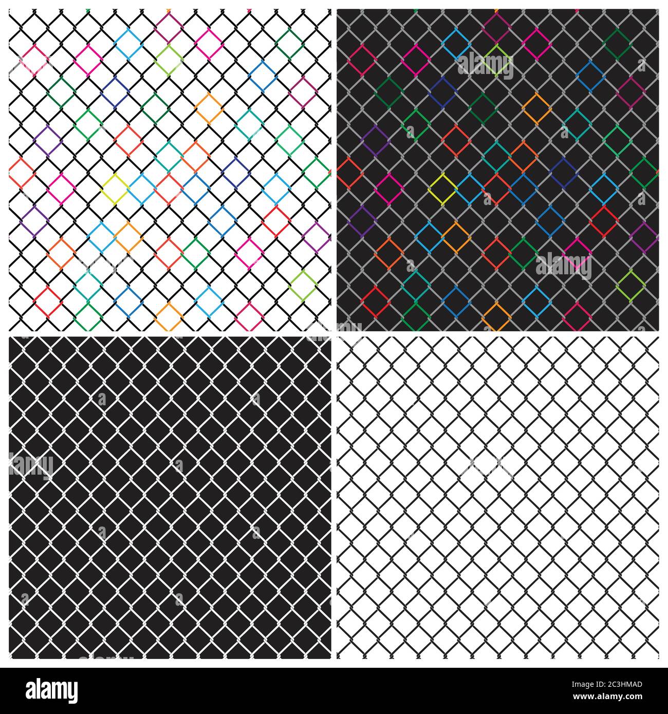 mesh netting in different interpretations. seamless in all directions ...