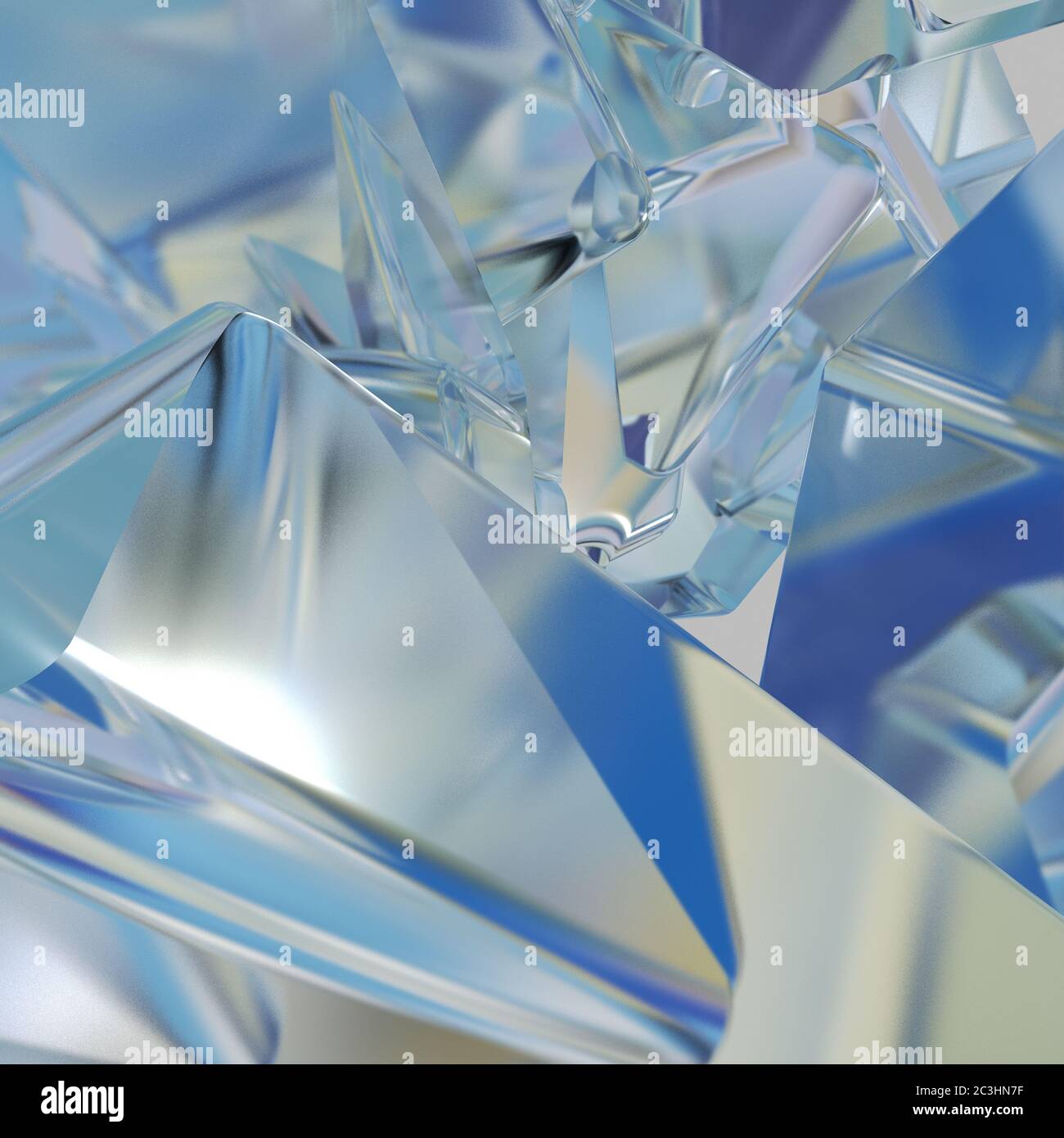 Abstract background of ice structure, 3D rendering Stock Photo - Alamy