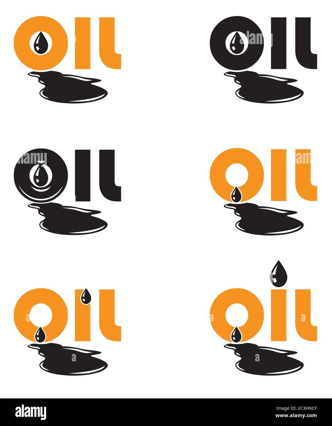 Stylized symbol or logo of the oil Stock Vector Image & Art - Alamy
