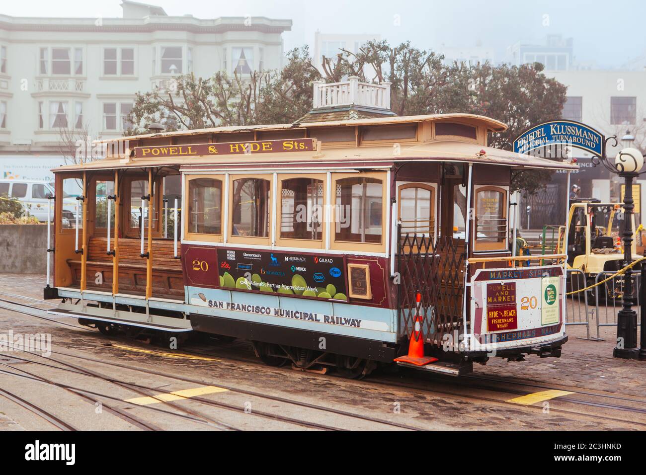 Tram in San Francisco USA Stock Photo - Alamy