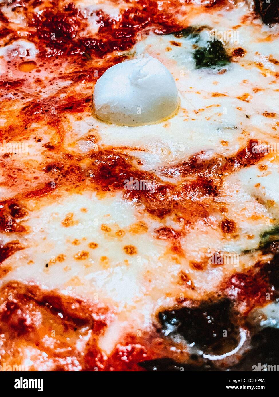 Closeup shot of delicious pizza Stock Photo - Alamy