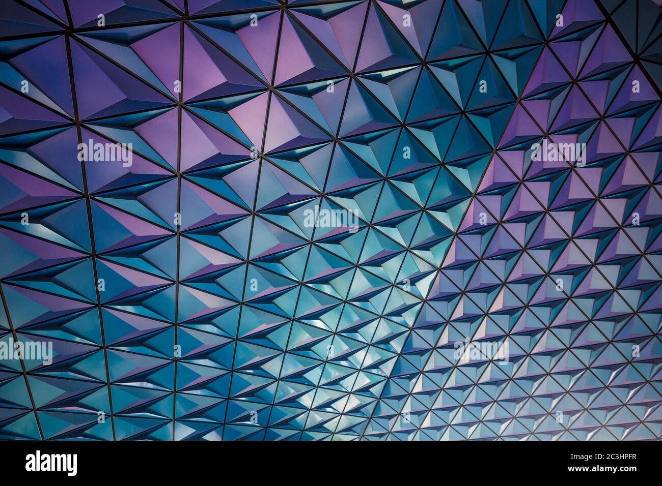 Mosaic glass front Stock Photo - Alamy