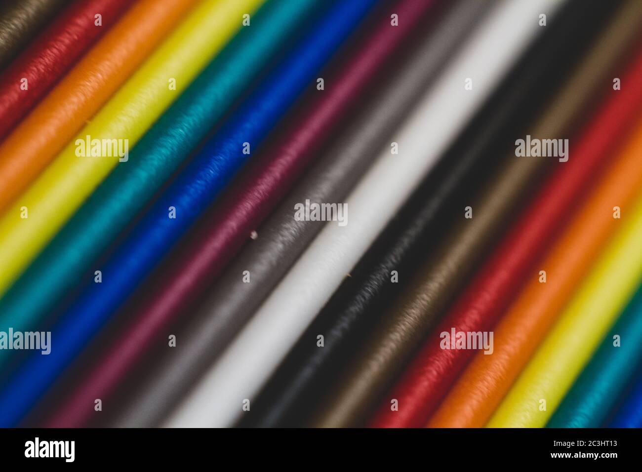 Conductive wires of electrical circuits Stock Photo - Alamy