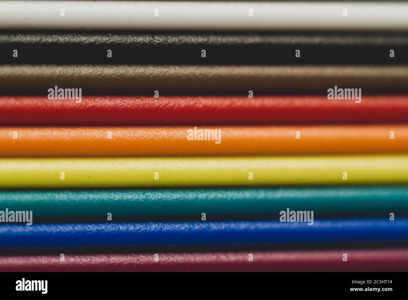 Multi color conductive wires of electrical circuits, electronic system ...