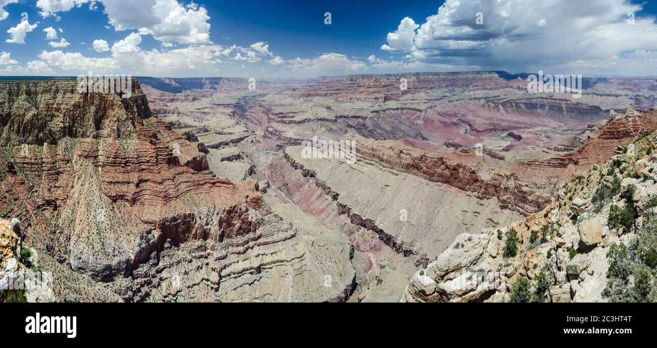 Ultra high res panorama shot of the Grand Canyon in the US Southwest ...