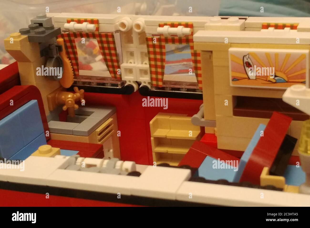 Moscow, Russia - May 08, 2019: Assembling a minibus Volkswagen ...