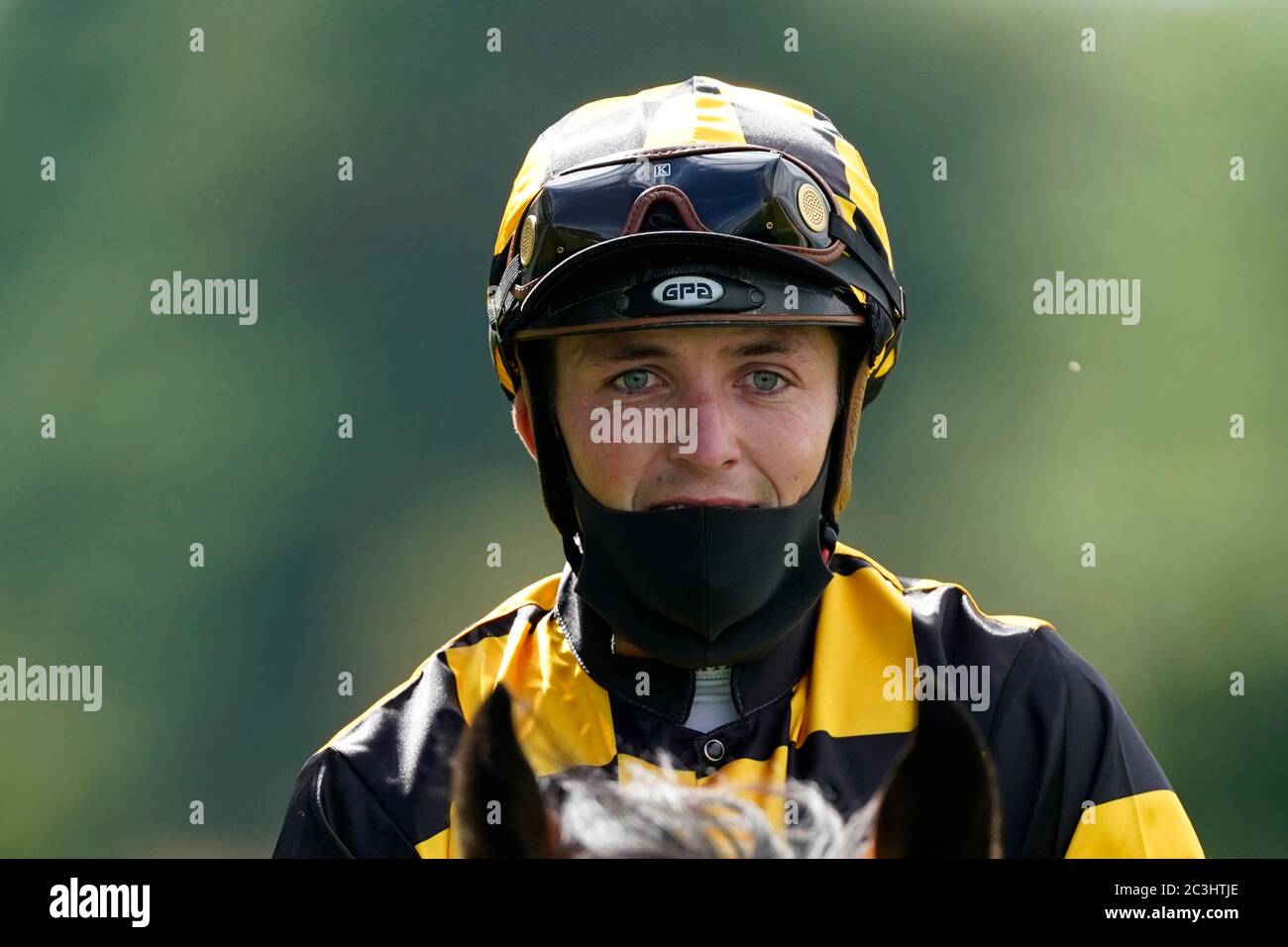 Kevin Stott after winning the Diamond Jubilee Stakes on Hello Youmzain ...