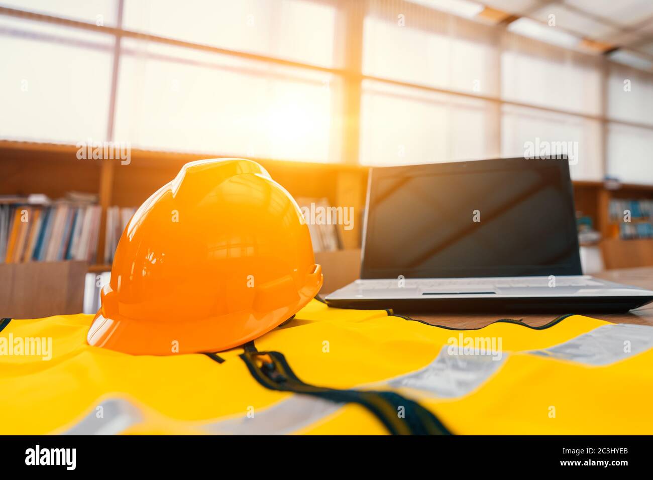 Safety work at Industrial and Factory concept. Engineer Construction ...