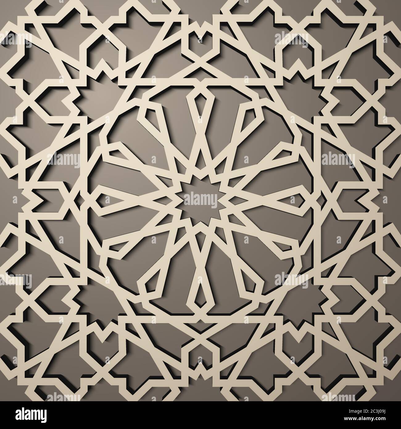 Background with 3d seamless pattern in Islamic style . , arabic ...