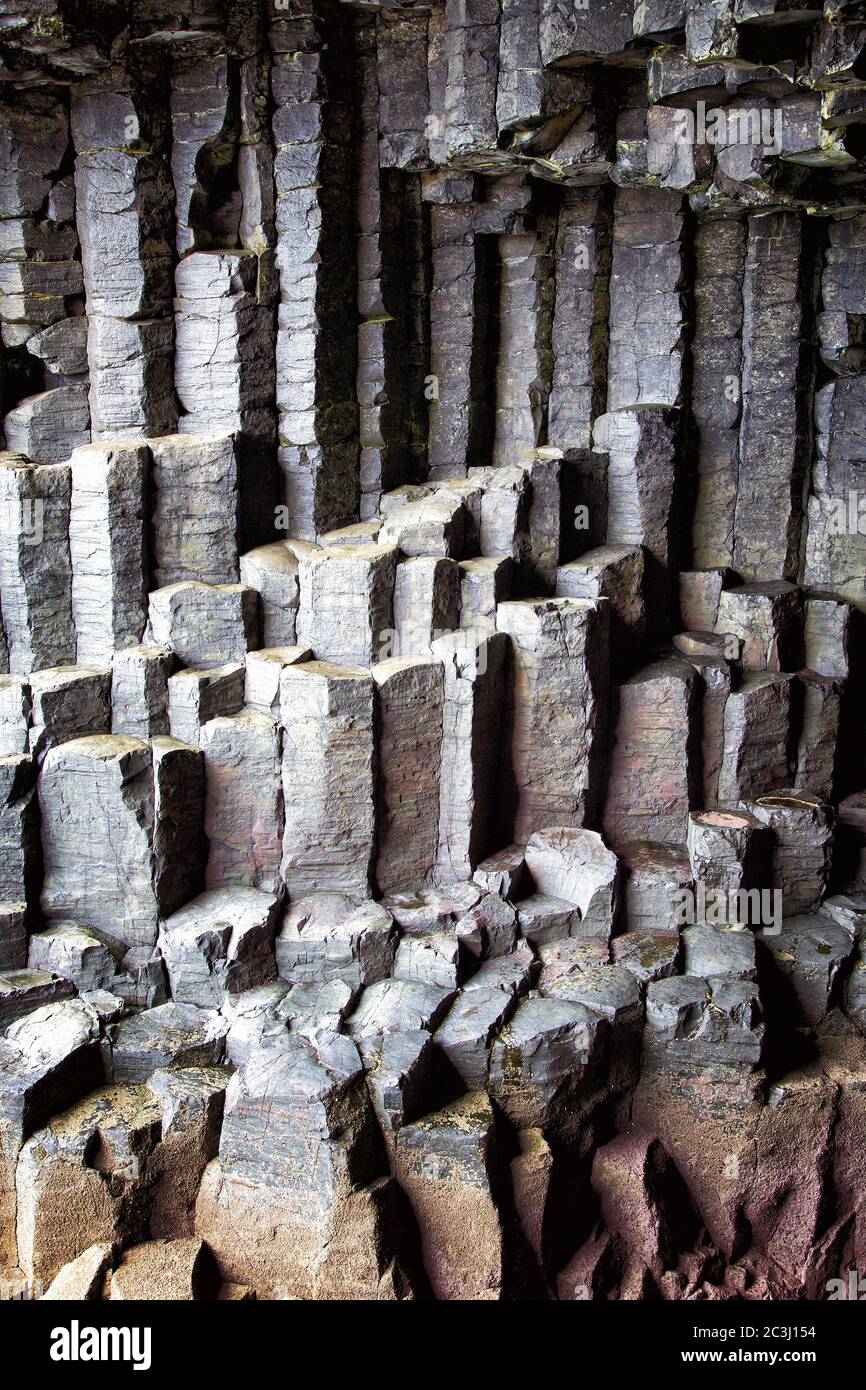 Basalt Columns By Fingals Cave High Resolution Stock Photography and ...