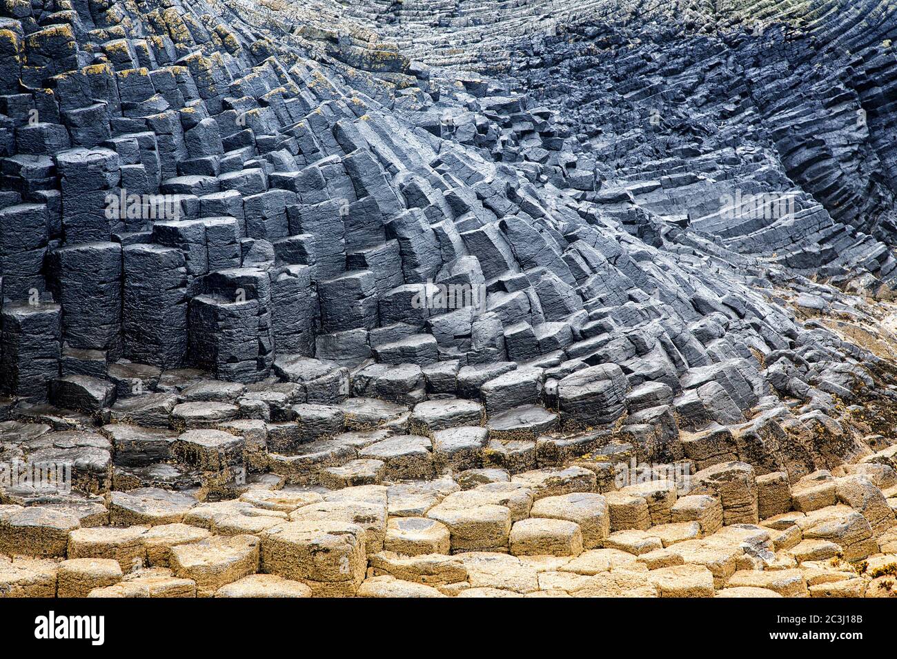 Basalt formation on island scotland hi-res stock photography and images ...