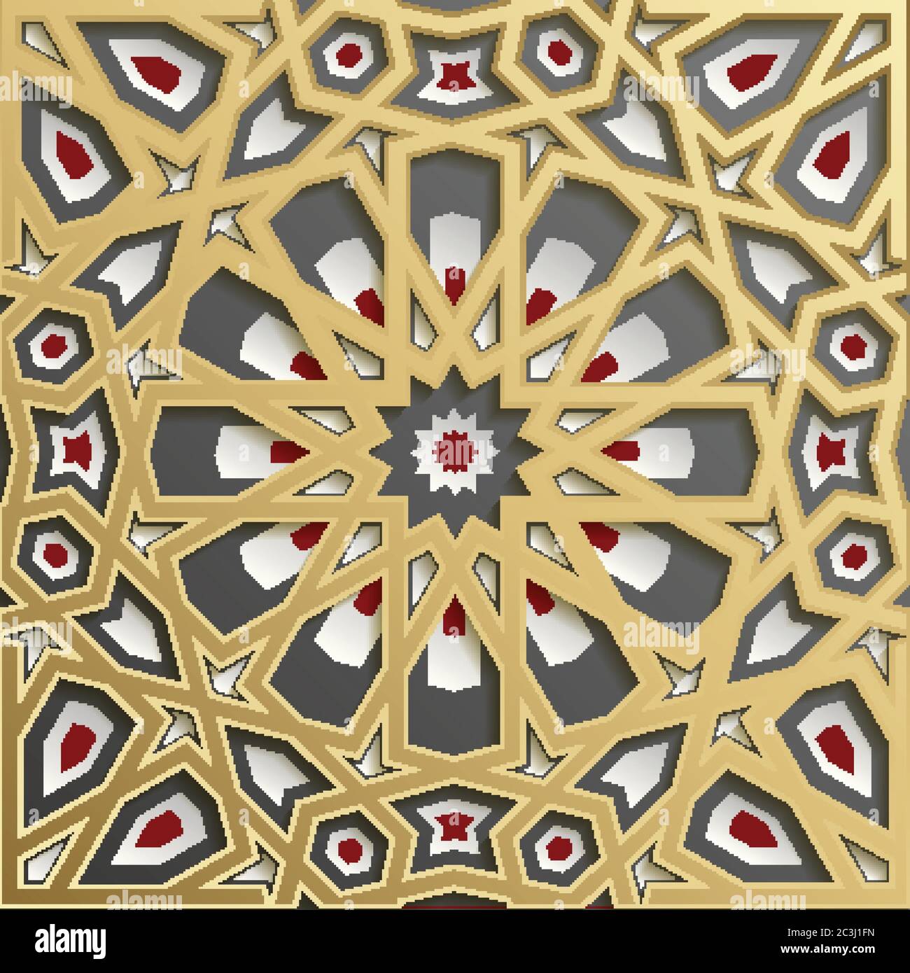 Islamic seamless pattern with stars. Vector background Stock Vector ...