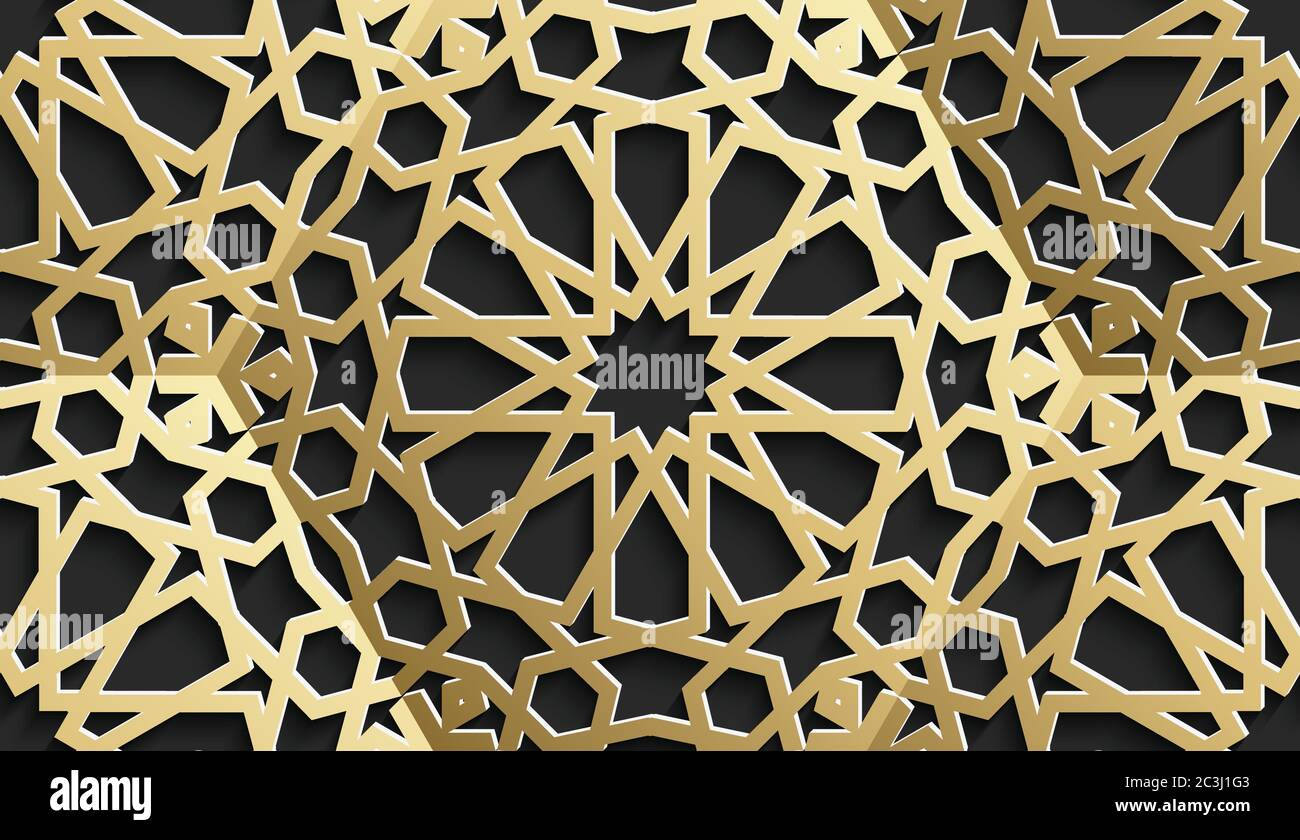 Islamic seamless pattern with stars. Vector background Stock Vector ...