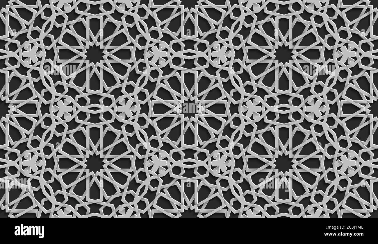 Islamic seamless pattern with stars. Vector background Stock Vector ...