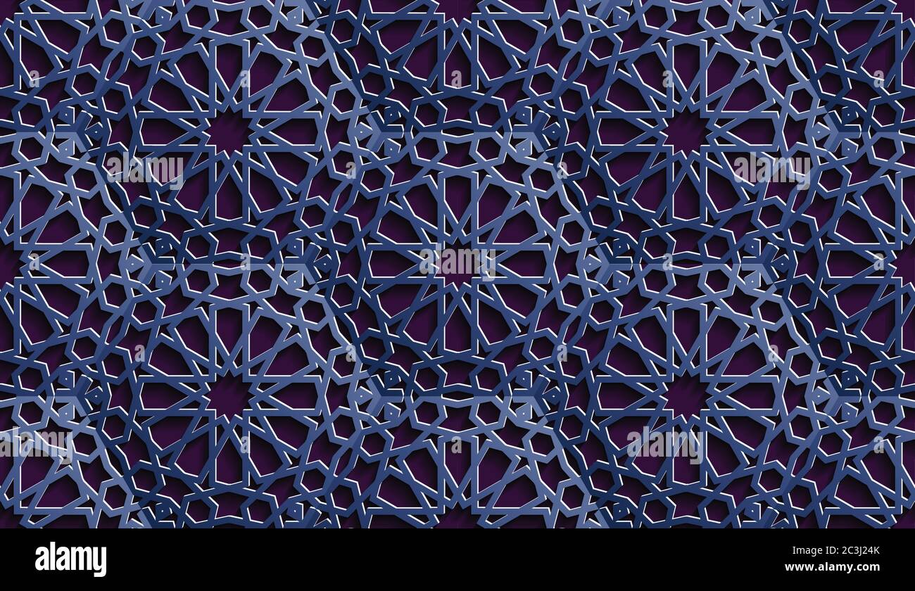 Islamic seamless pattern with stars. Vector background Stock Vector ...