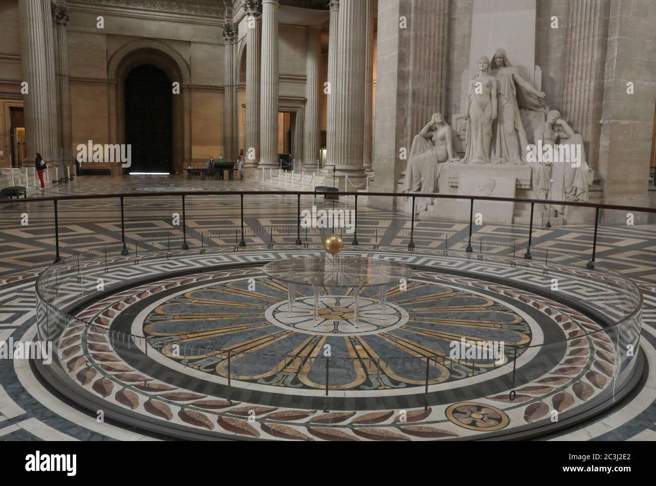 Pantheon foucault pendulum hi-res stock photography and images - Alamy