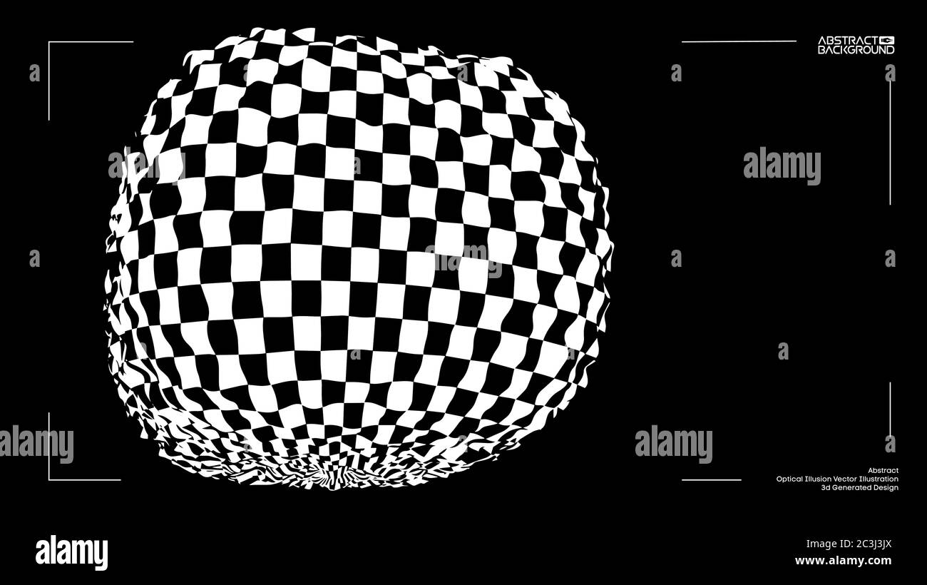 Flag optical illusion distorted hi-res stock photography and images - Alamy